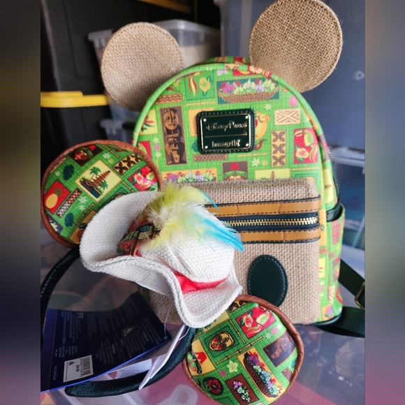 Disney | Bags | Disney Loungefly Enchanted Tiki Room Set | Poshmark